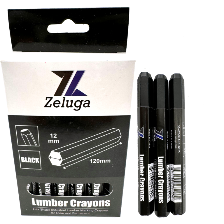 30-432 4.5in. x 1/2in. Hex Shape Industrial Lumber Marking Crayons for ...